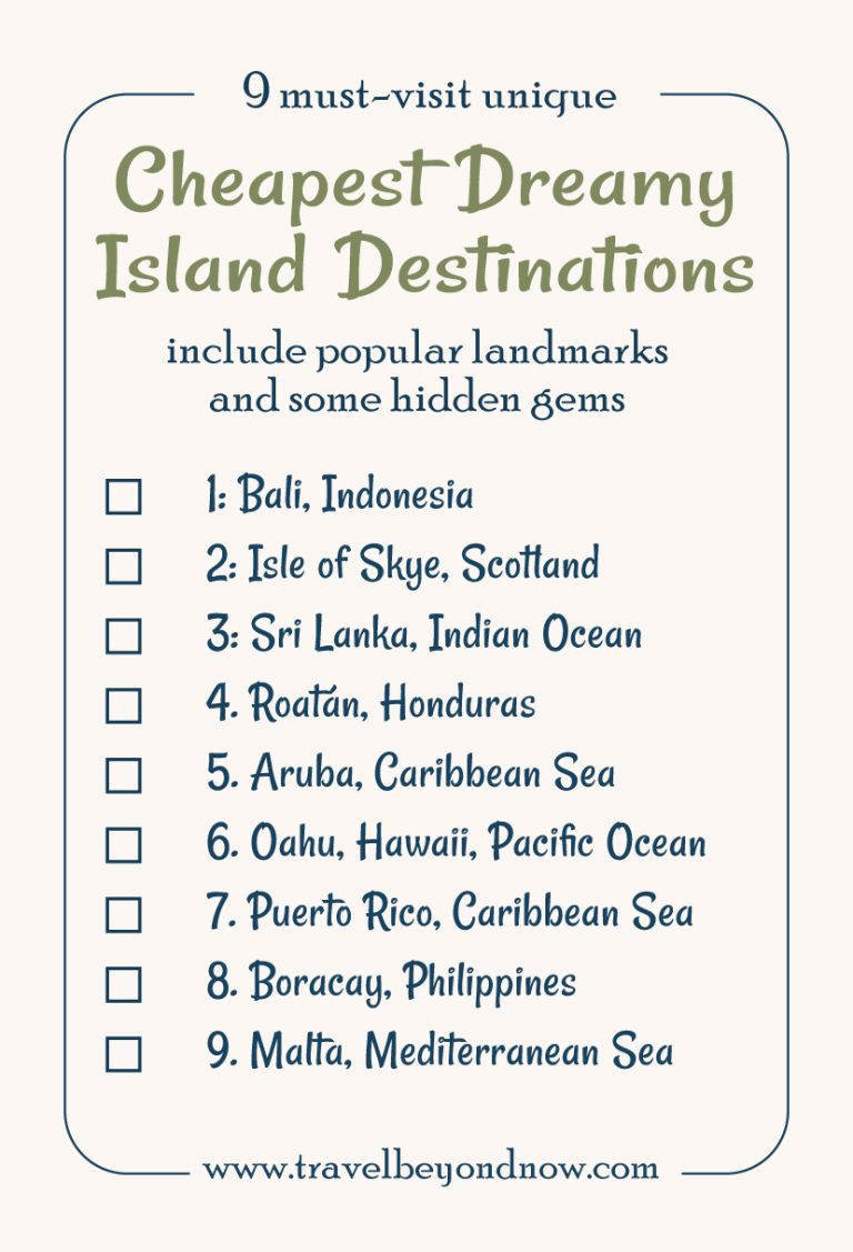 9 Cheapest Dreamy Island Destinations You Can’t Miss in 2025 ...